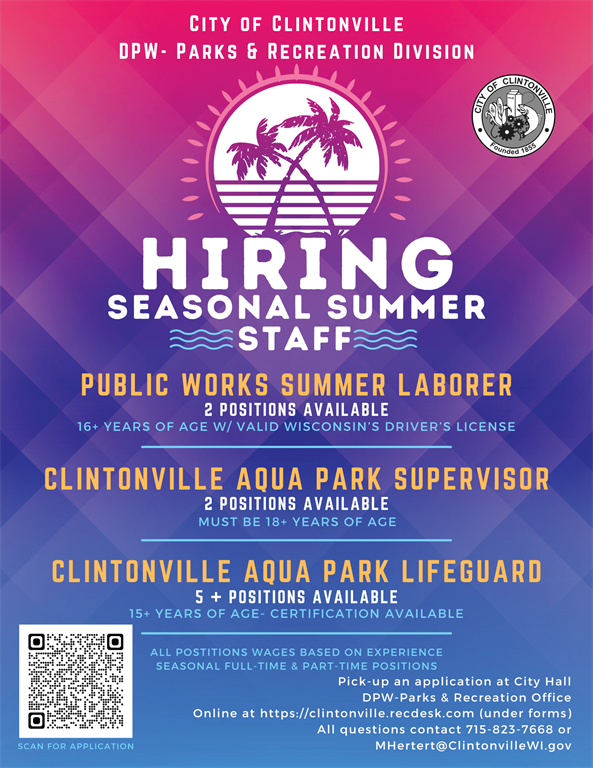 Clintonville Parks & Recreation Department
