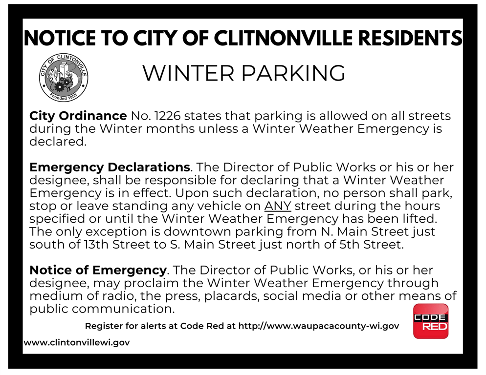 Clintonville Parks & Recreation Department